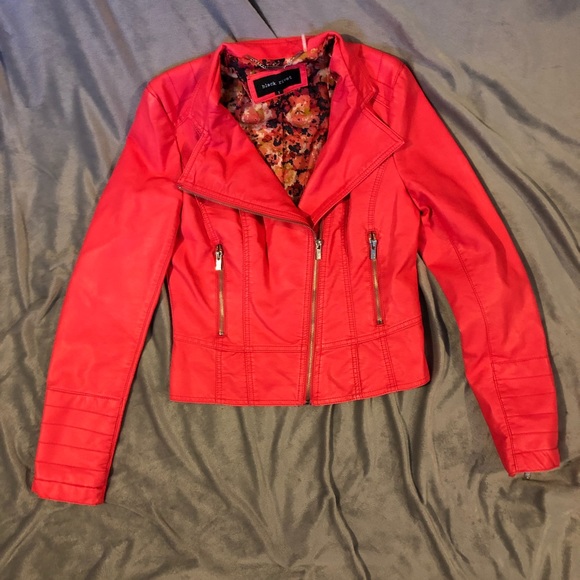 Black Rivet | Jackets & Coats | Black Rivet Faux Leather Very Stylish ...